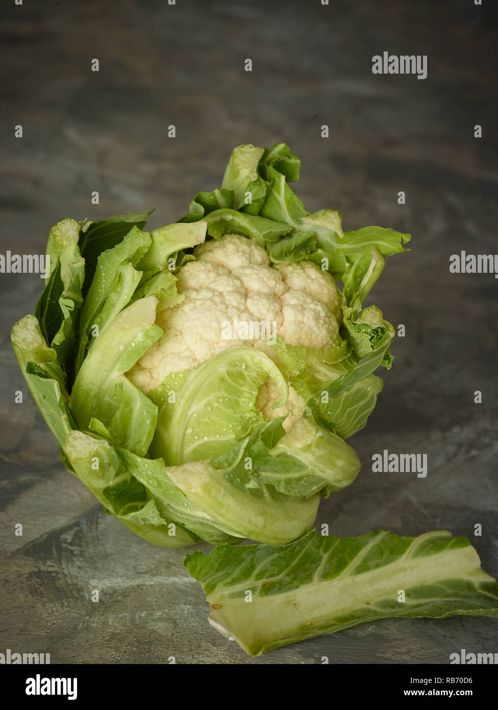 Cauliflower vegetable still-life photograph Stock Photo - Alamy
