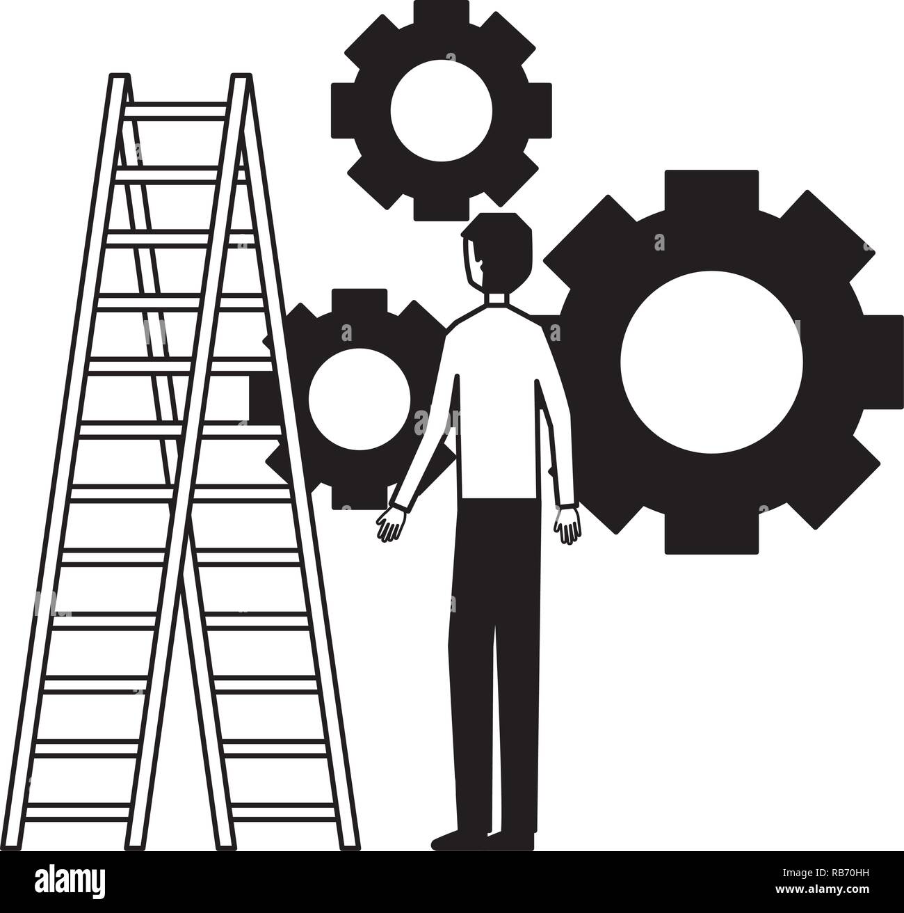 Stair study Stock Vector Images - Alamy