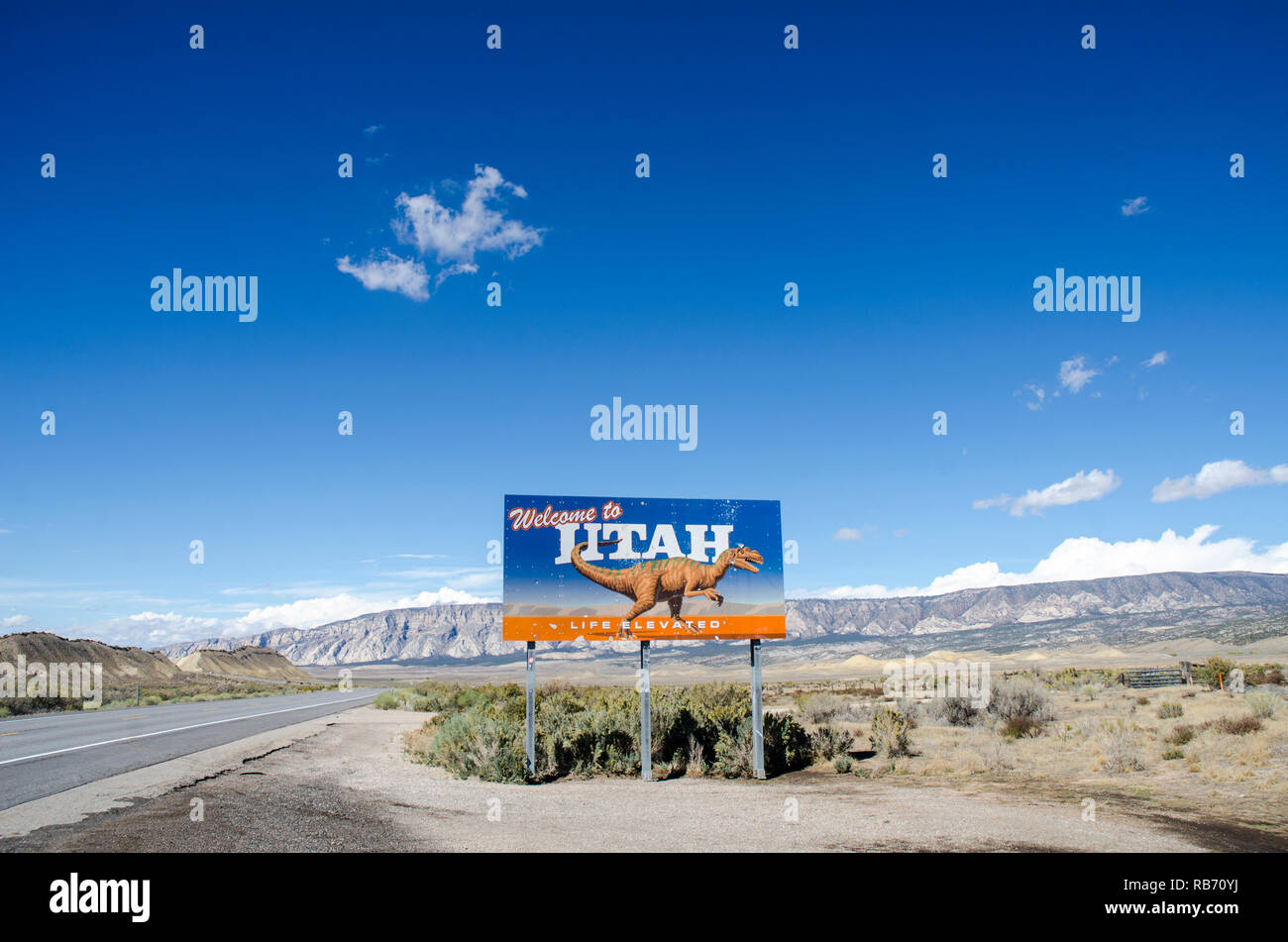 Welcome to utah sign hi-res stock photography and images - Alamy