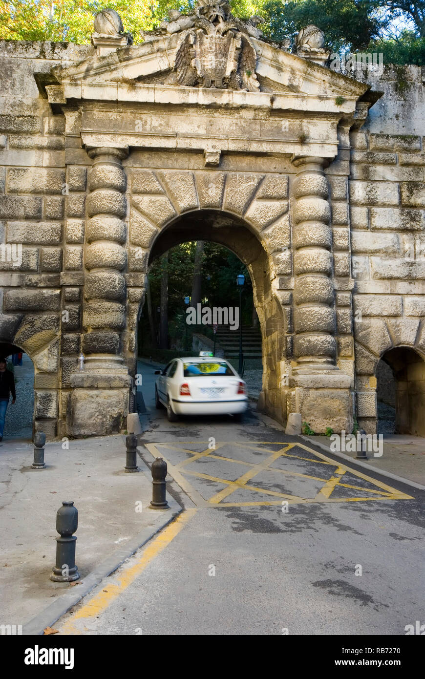 Entrance into Alhambra palace, GRANADA, SPAIN Stock Photo - Alamy