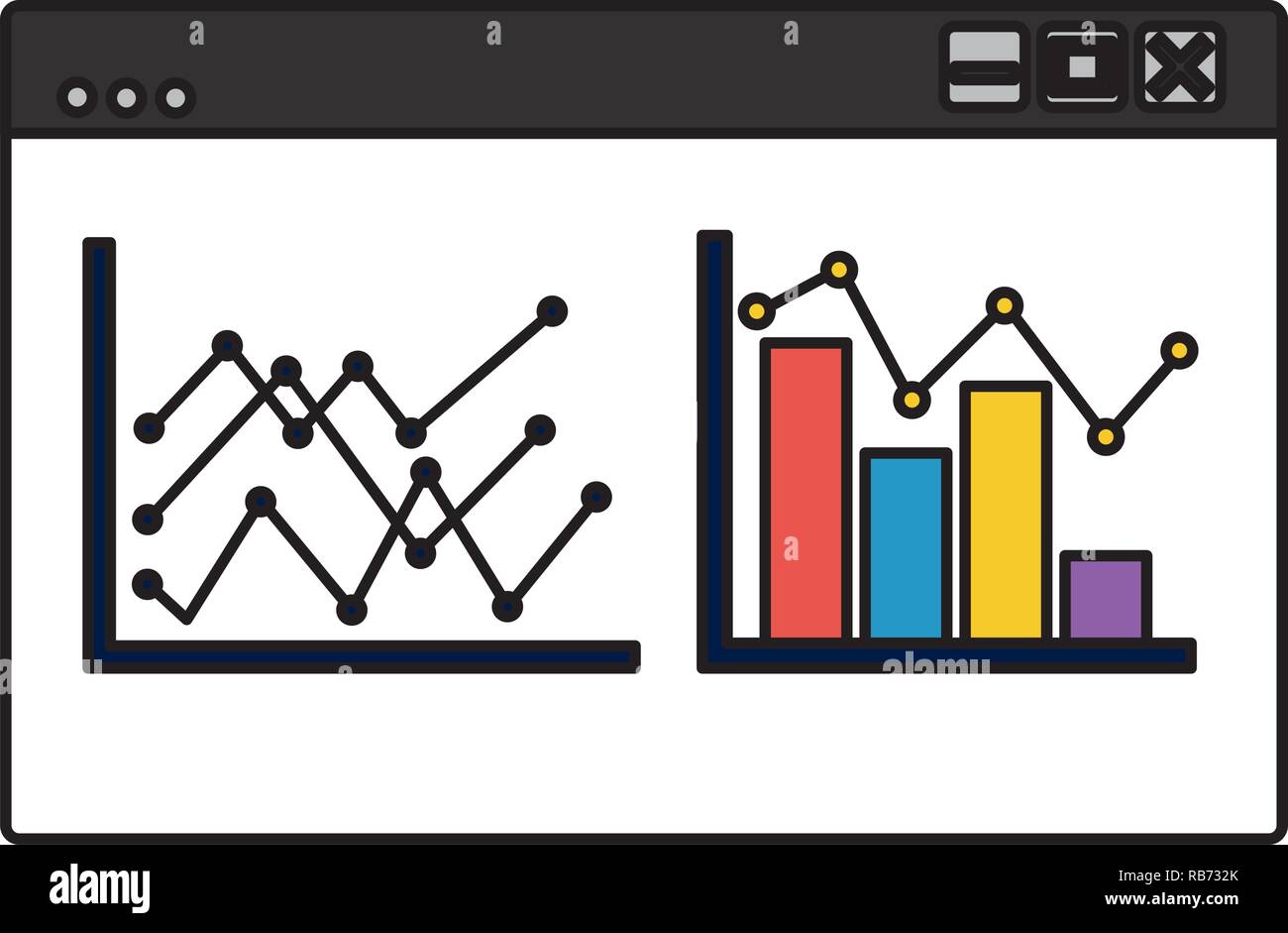 business chart report Stock Vector Image & Art - Alamy