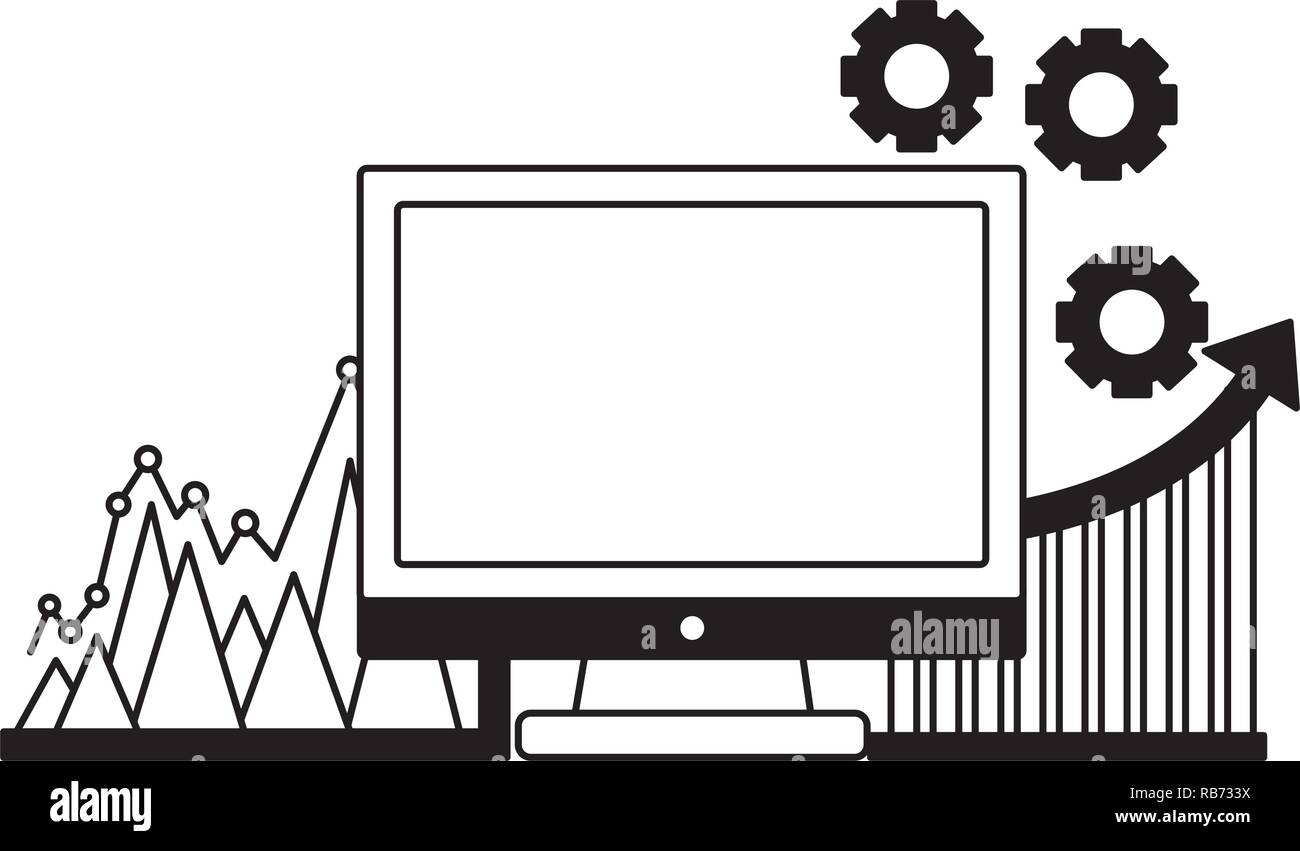 business chart report Stock Vector Image & Art - Alamy