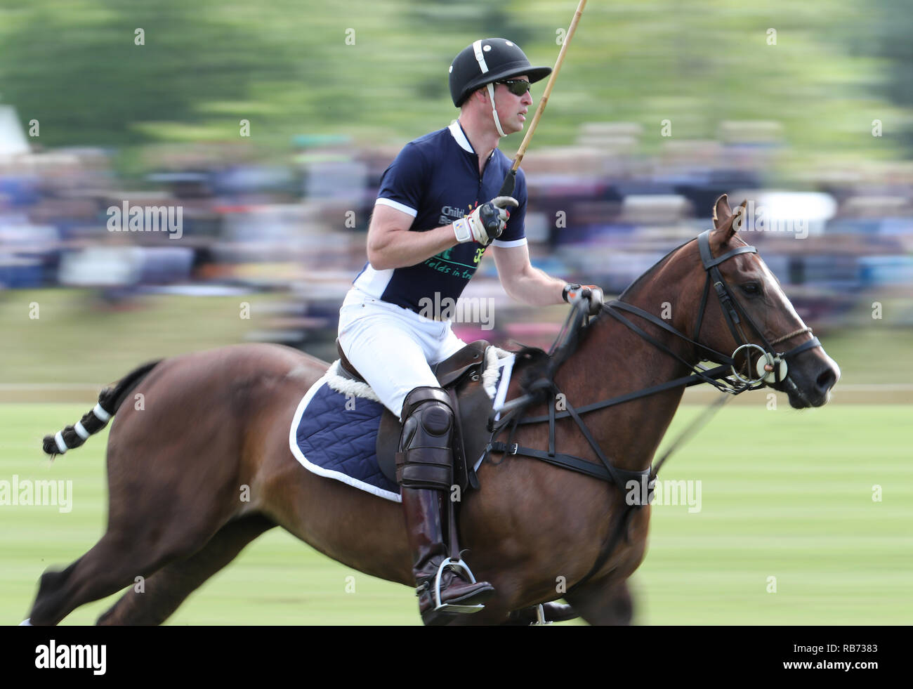 Prince william polo charity hi-res stock photography and images - Alamy