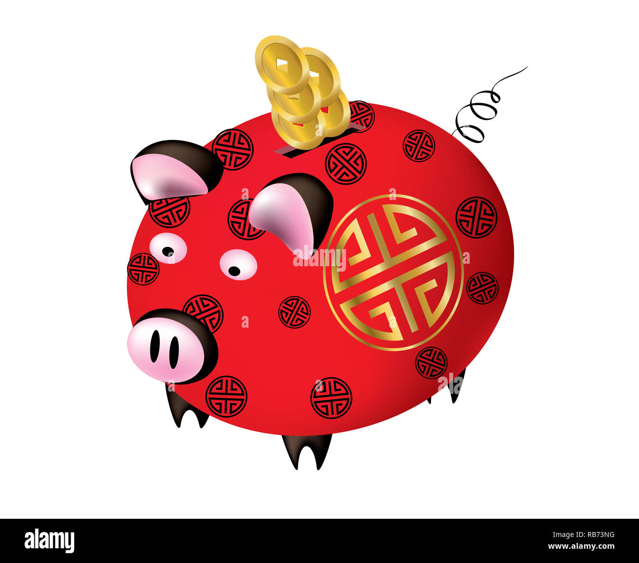 Chinese New Year 2019 - year of the pig Stock Photo - Alamy