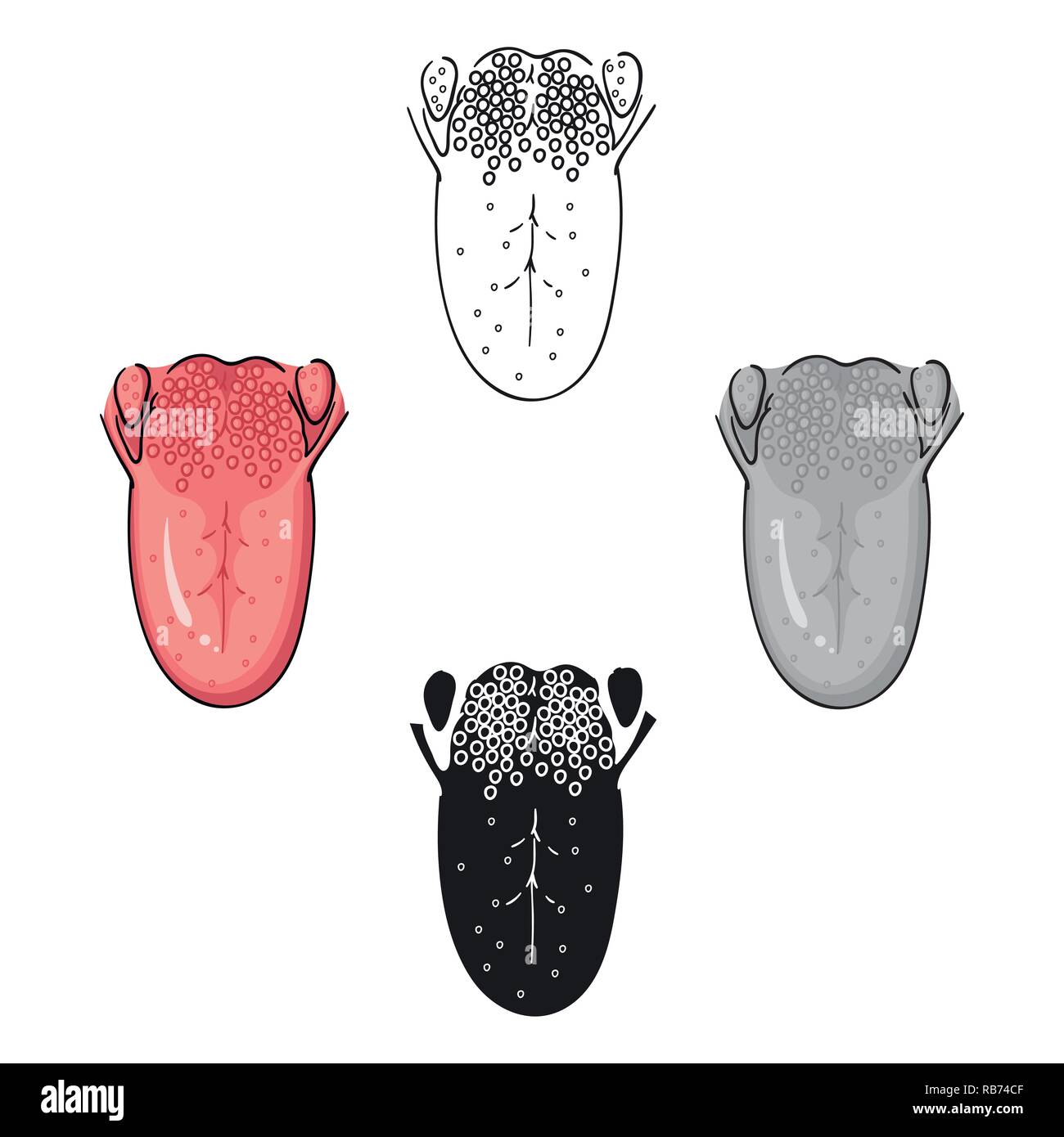 Human Tongue Drawing