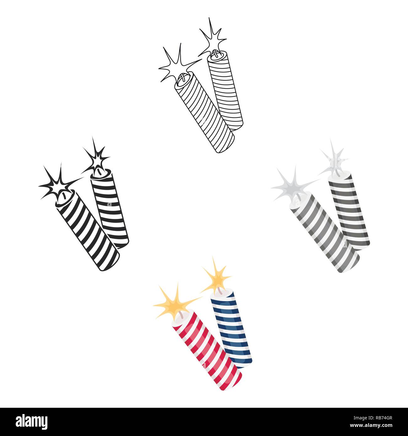 4th Of July Fireworks Cartoon