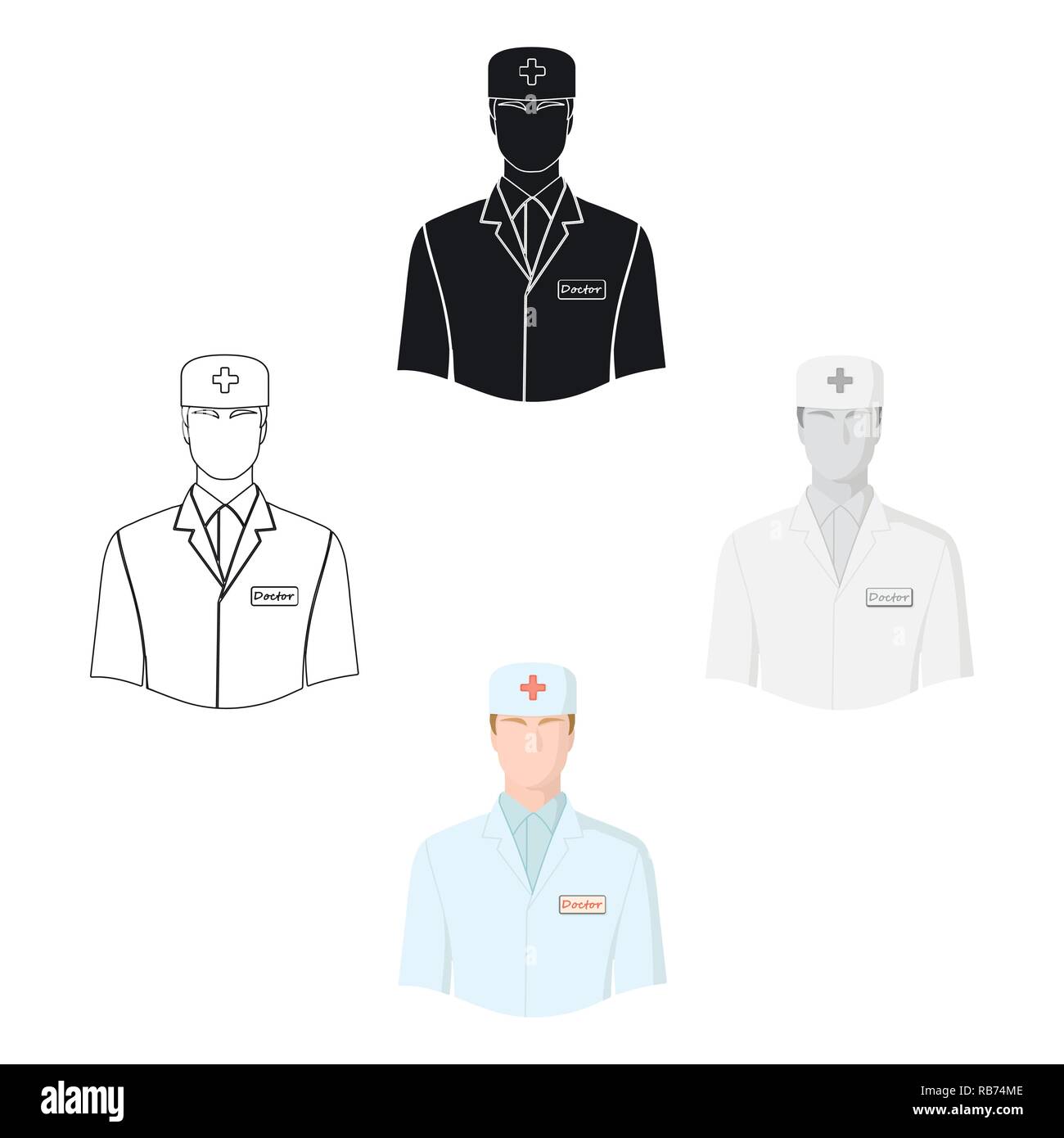 Red cross badge medic Stock Vector Images - Alamy