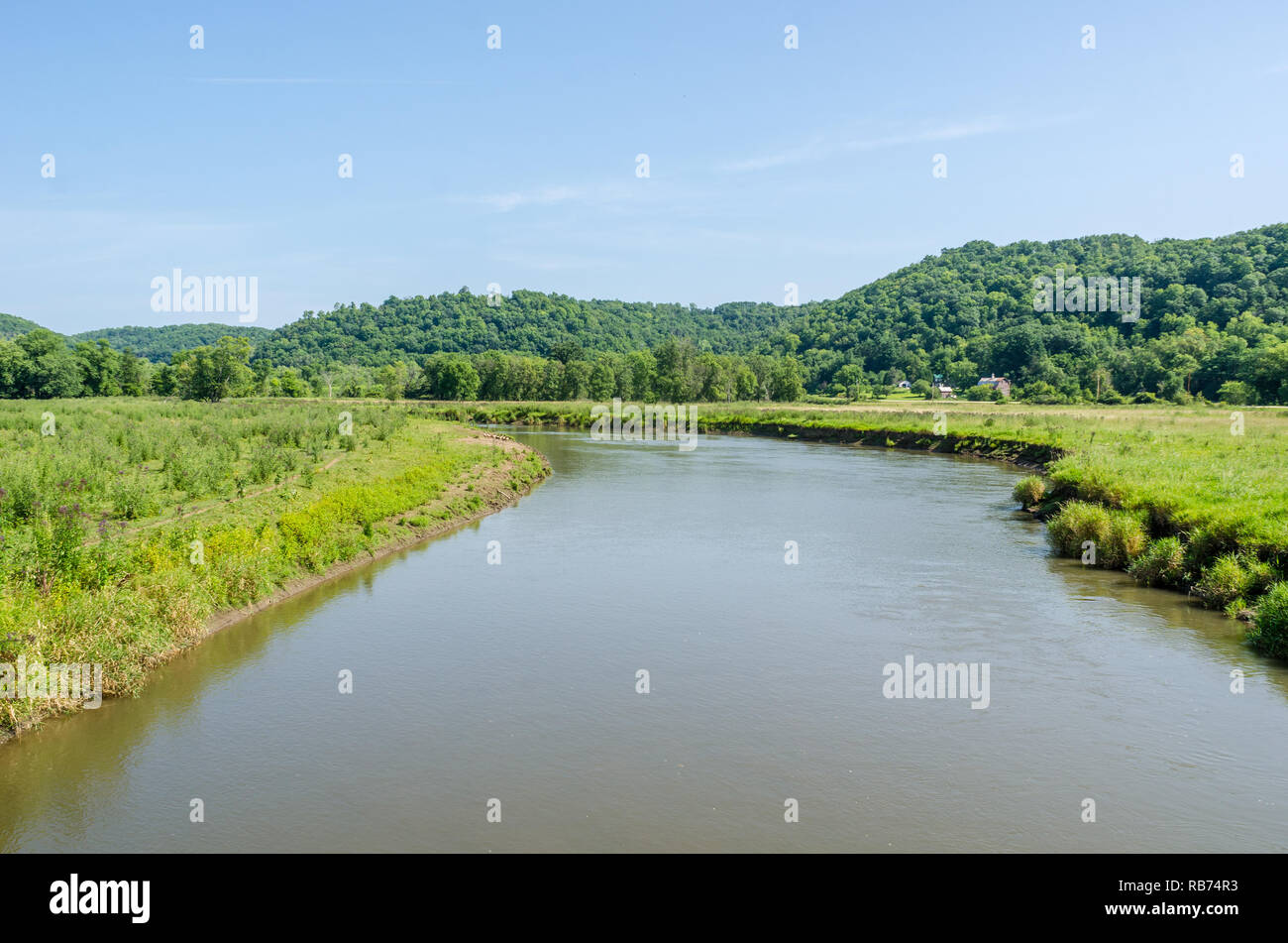 Landscape in rural Wisconsin Stock Photo - Alamy