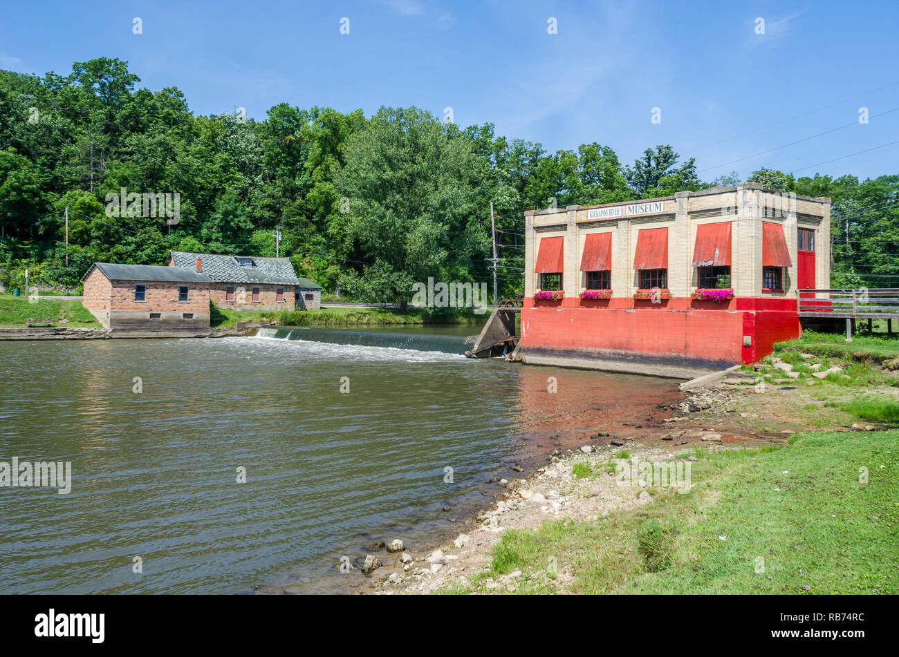 Kickapoo River Museum Stock Photo - Alamy