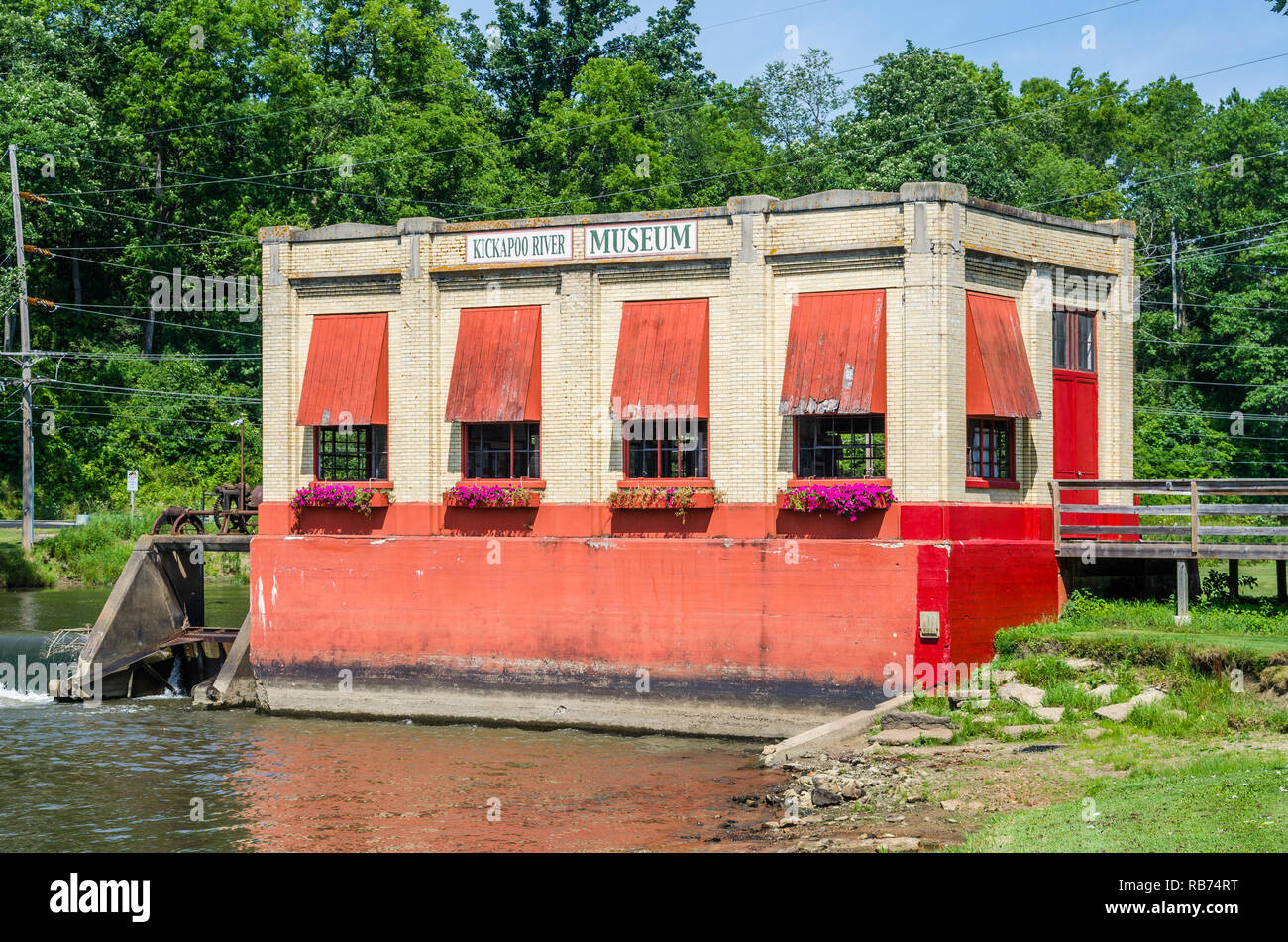 Kickapoo River Museum Stock Photo - Alamy