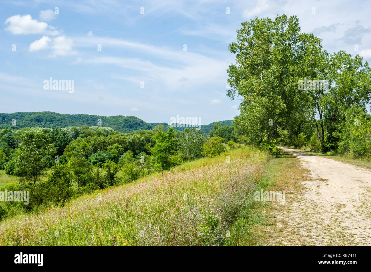 Landscape in rural Wisconsin Stock Photo - Alamy