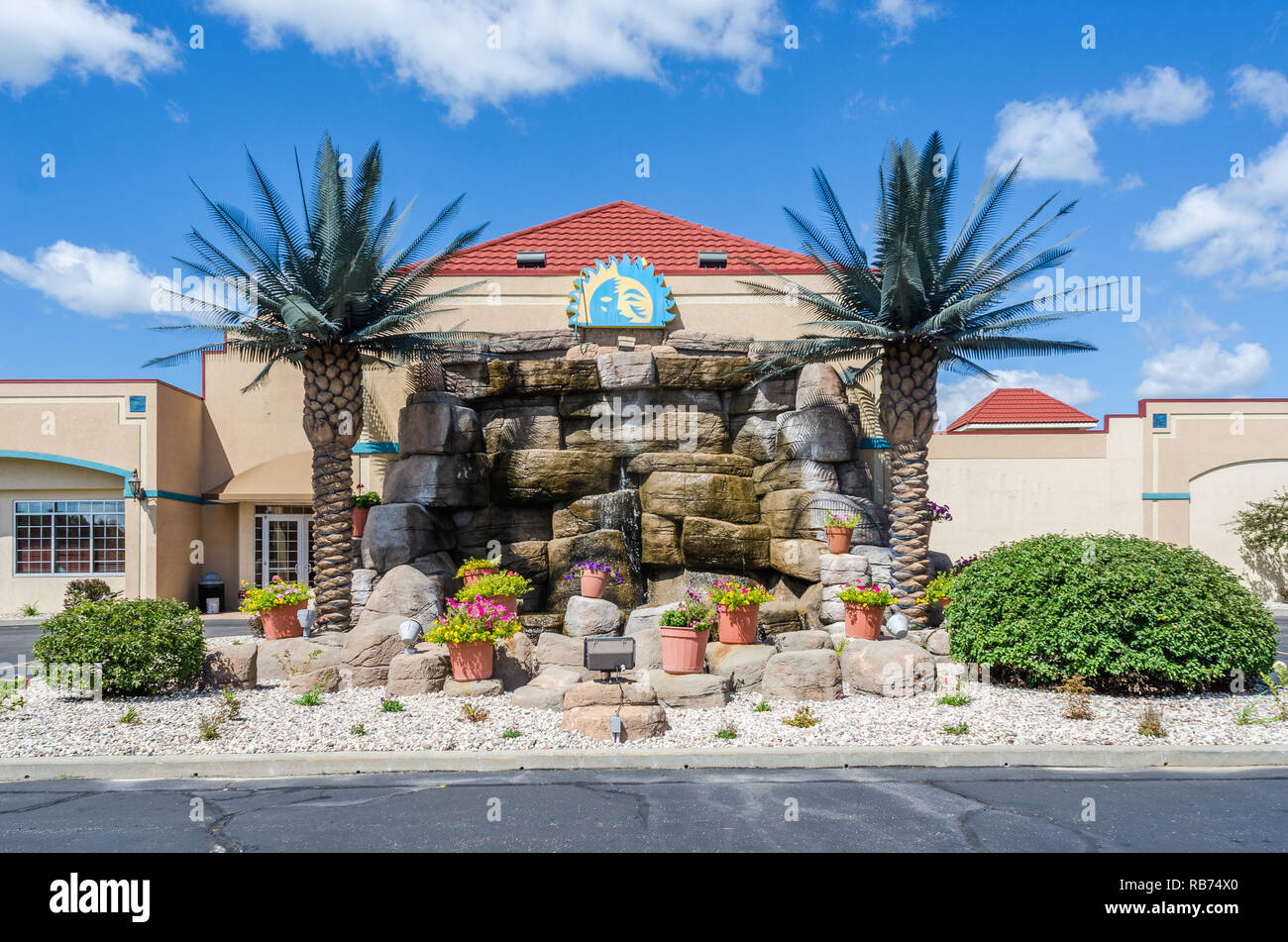 Buildings in Wisconsin Dells Stock Photo - Alamy