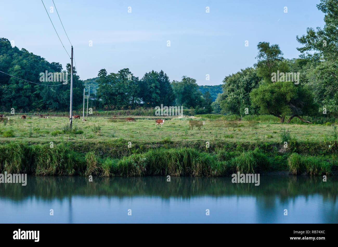 Landscape in rural Wisconsin Stock Photo - Alamy