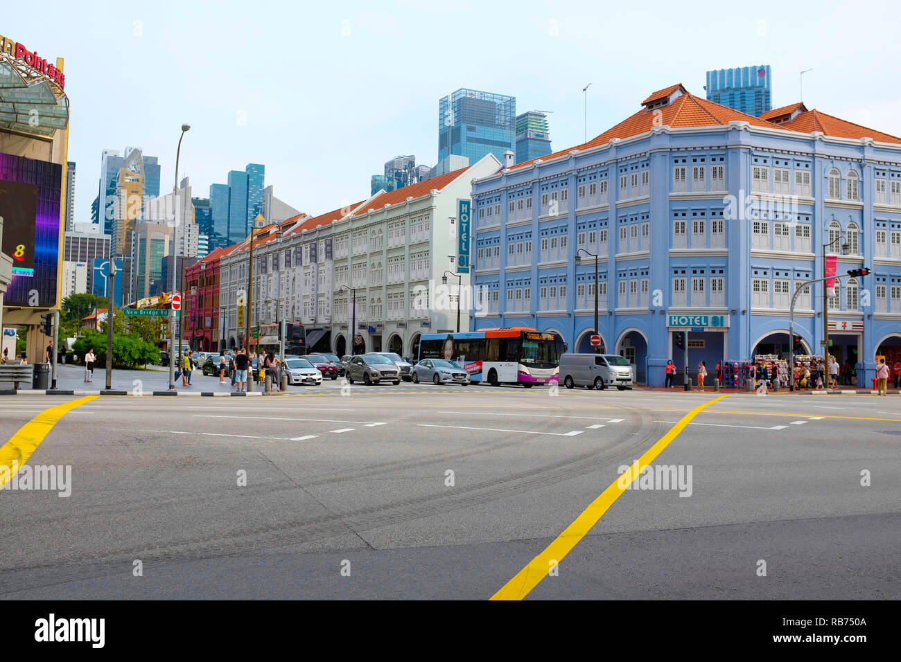 Singapore dining china town hi-res stock photography and images - Alamy
