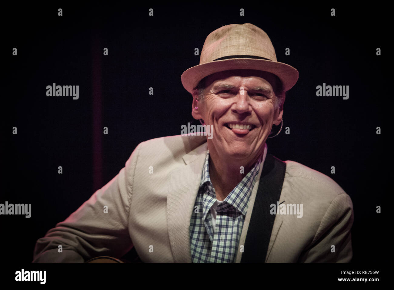The American singer, songwriter and musician John Hiatt performs a live ...