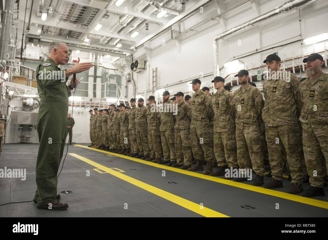 ATLANTIC OCEAN (Dec. 8, 2016) Rear Adm. Kenneth Whitesell, commander ...
