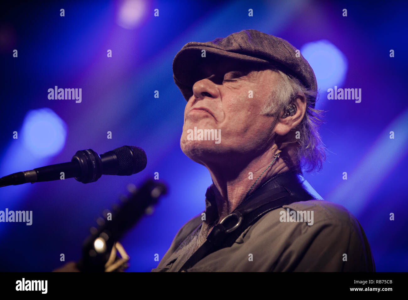 The Danish rock musician, singer and songwriter Kim Larsen performs a ...