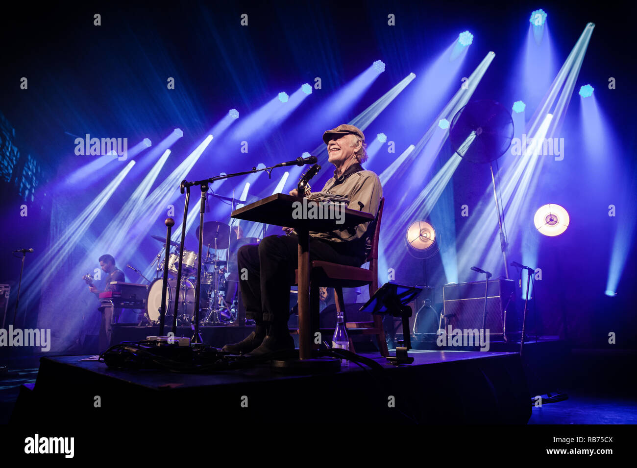 The Danish rock musician, singer and songwriter Kim Larsen performs a ...