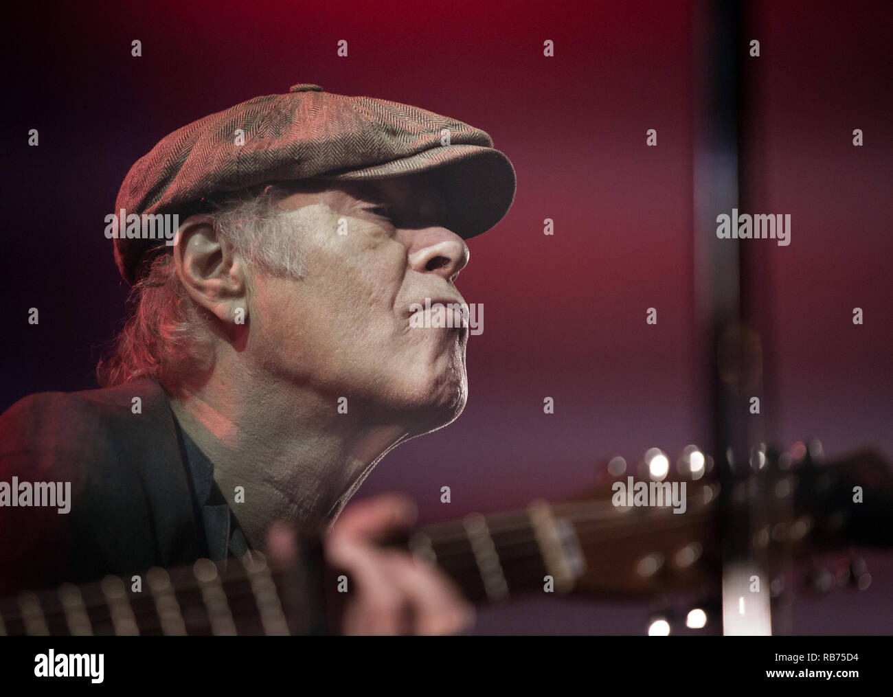 The Danish rock musician, singer and songwriter Kim Larsen performs a ...