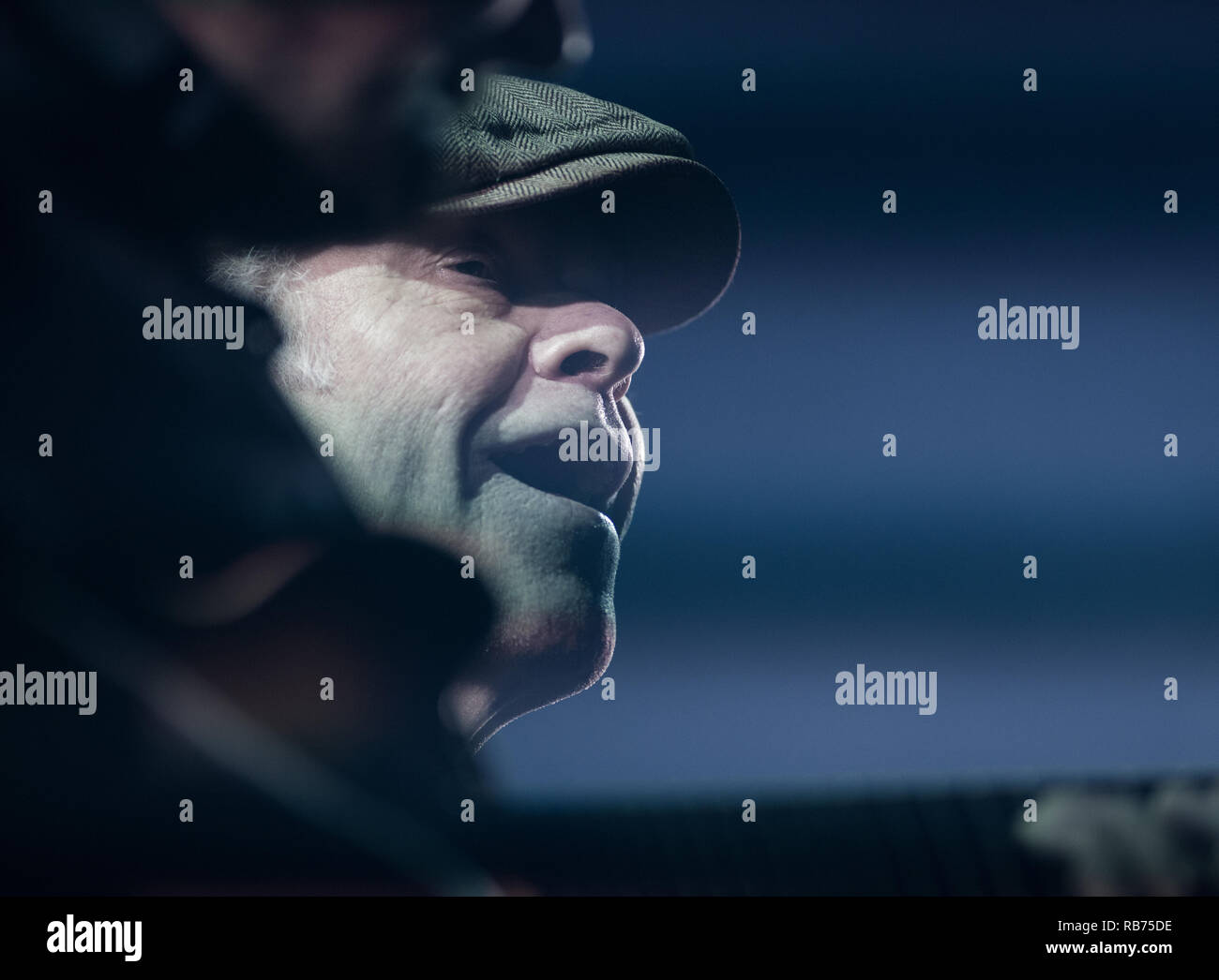 The Danish rock musician, singer and songwriter Kim Larsen performs a ...