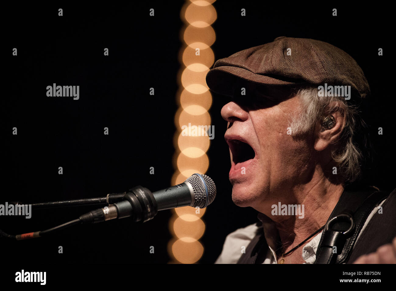 The Danish rock musician, singer and songwriter Kim Larsen performs a ...