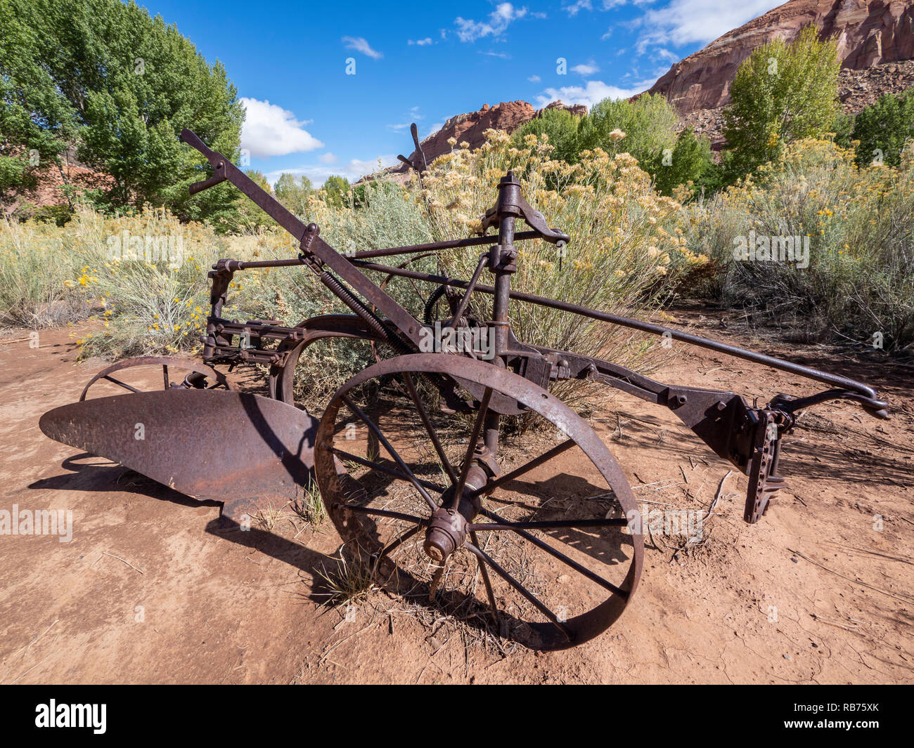 Old plow hi-res stock photography and images - Alamy