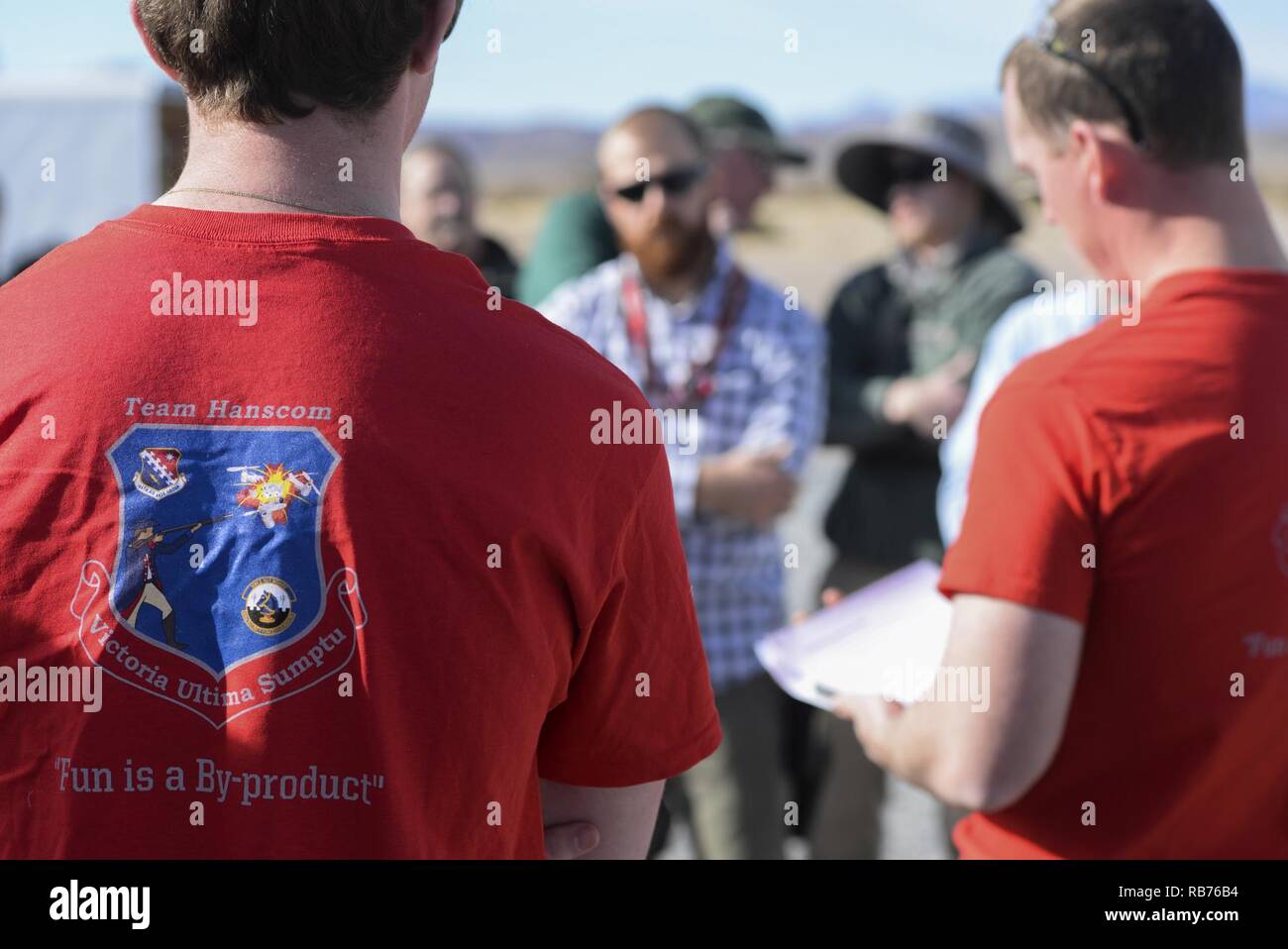U.S. Air Force Capt. Chris Giacomo, Team Hanscom team lead, and team ...