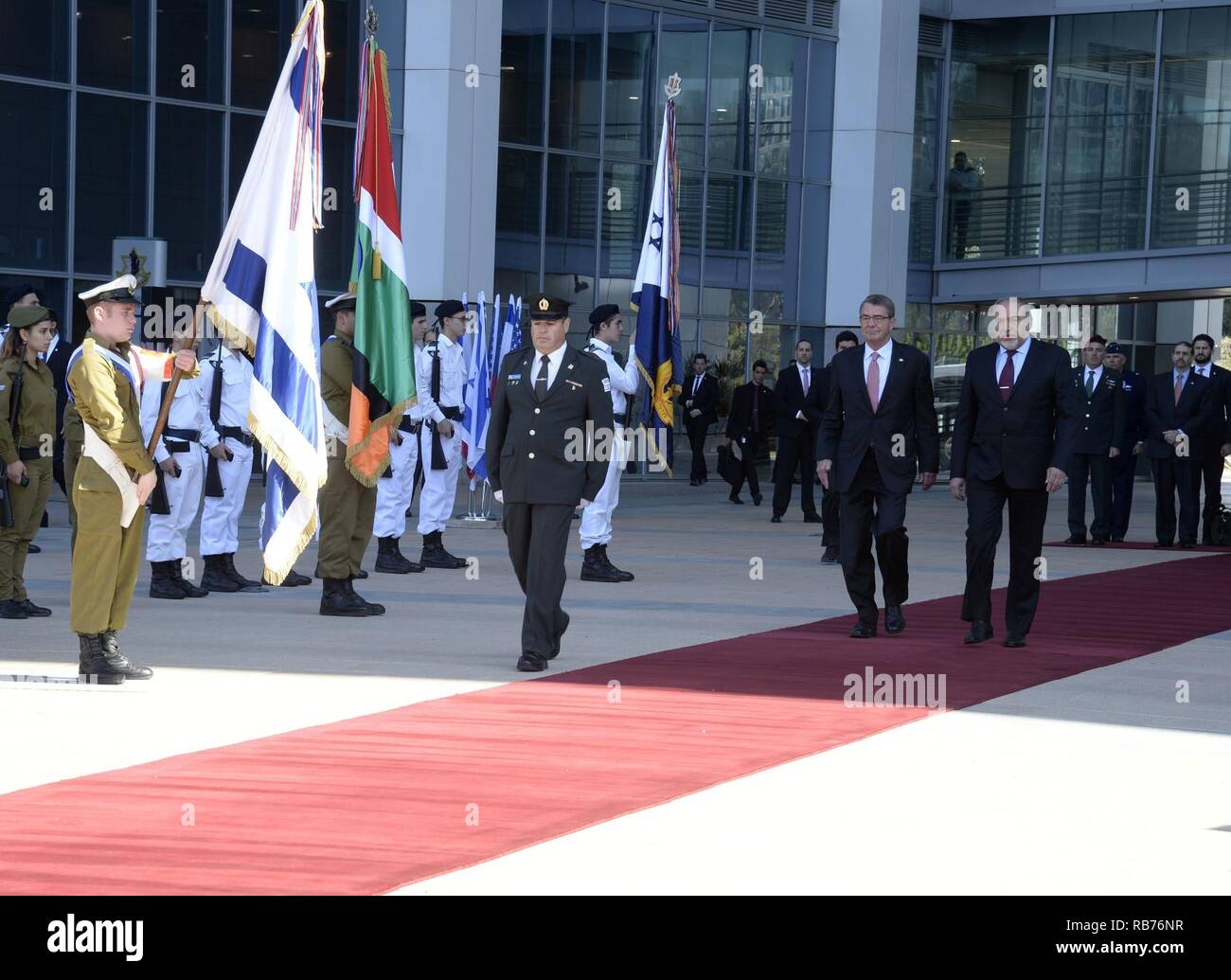 Secretary of Defense Ashton Carter met Israeli Minister of Defense ...