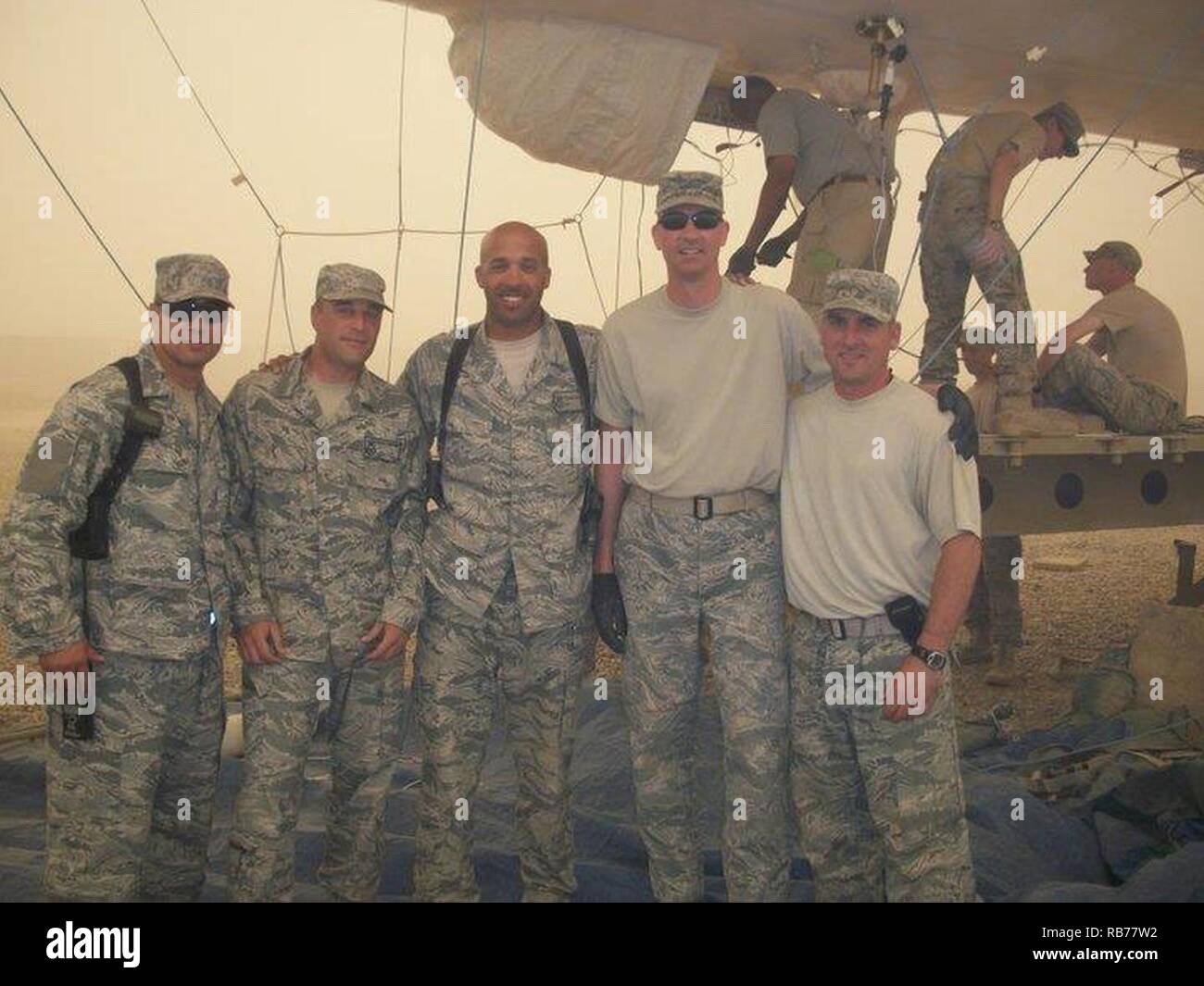 Tech. Sgt. Terrance Williams, center, currently 22nd Security Forces ...