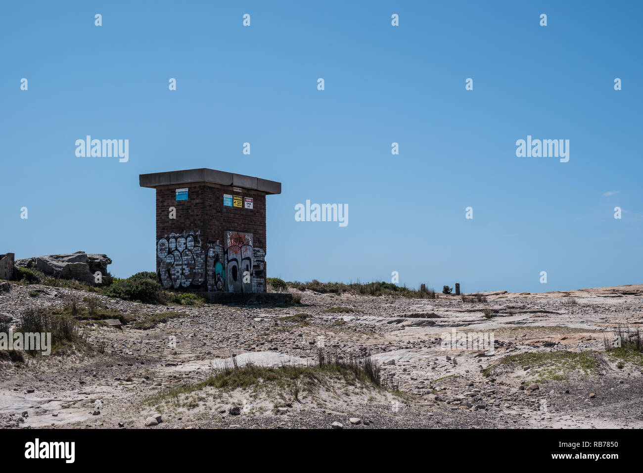 world war two pill box on the coast Stock Photo - Alamy