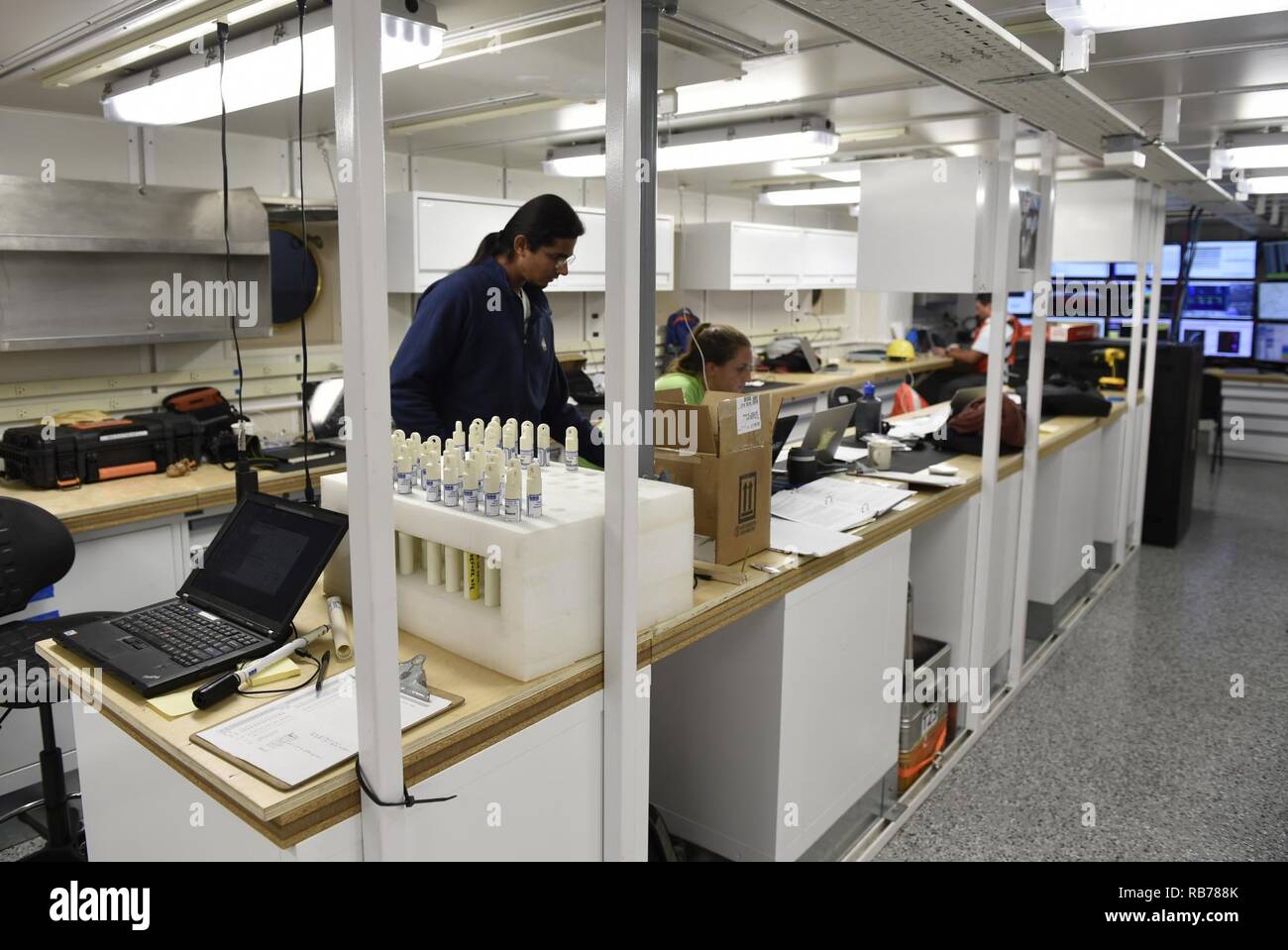 PACIFIC OCEAN (Dec. 14, 2016) Madeleine Hamann, right, and Ratnaksha ...