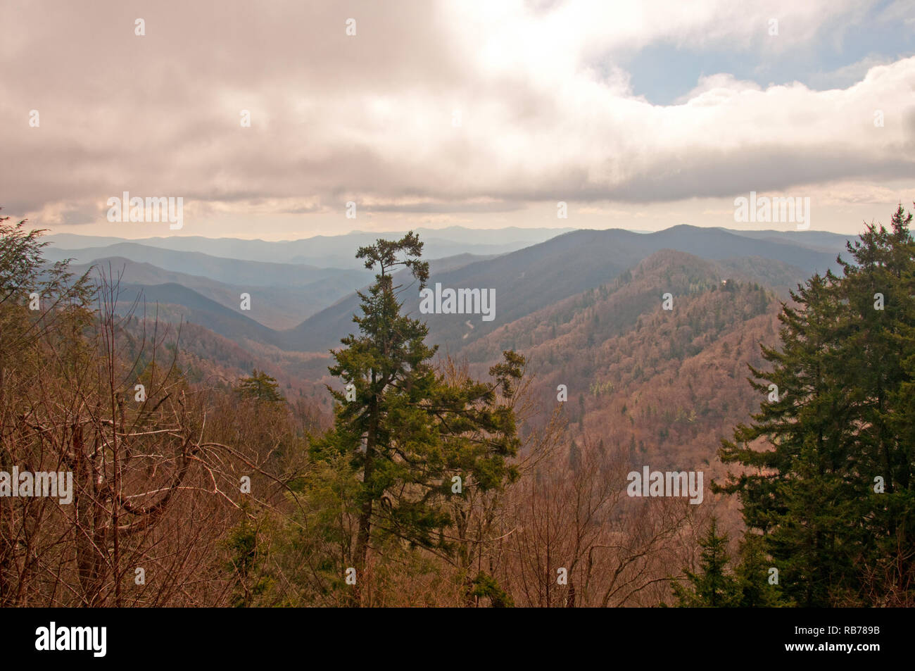 Newfound gap smoky mountains hi-res stock photography and images - Alamy