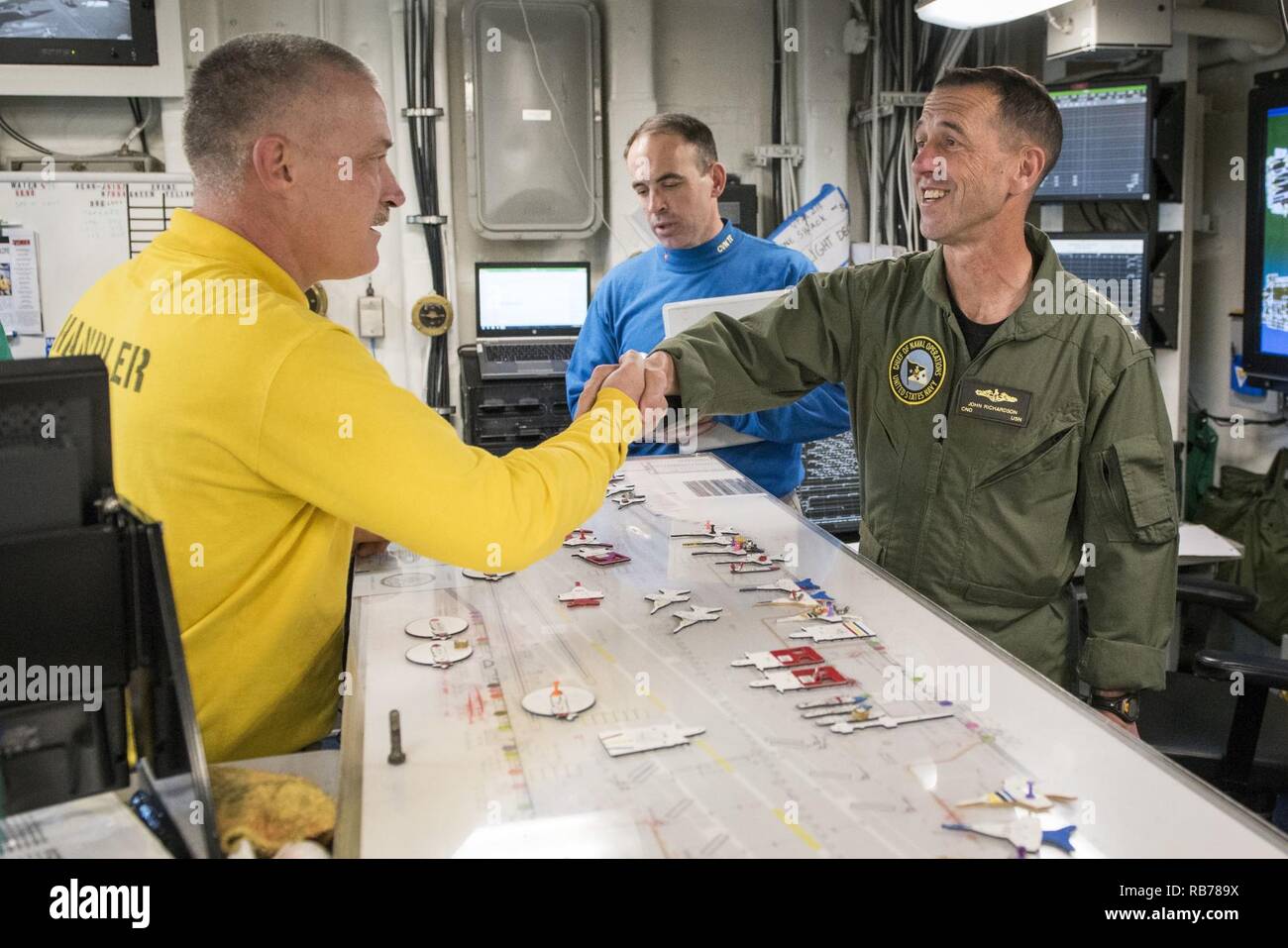 ATLANTIC OCEAN, (Dec. 14, 2016) Chief of Naval Operations (CNO) Adm ...