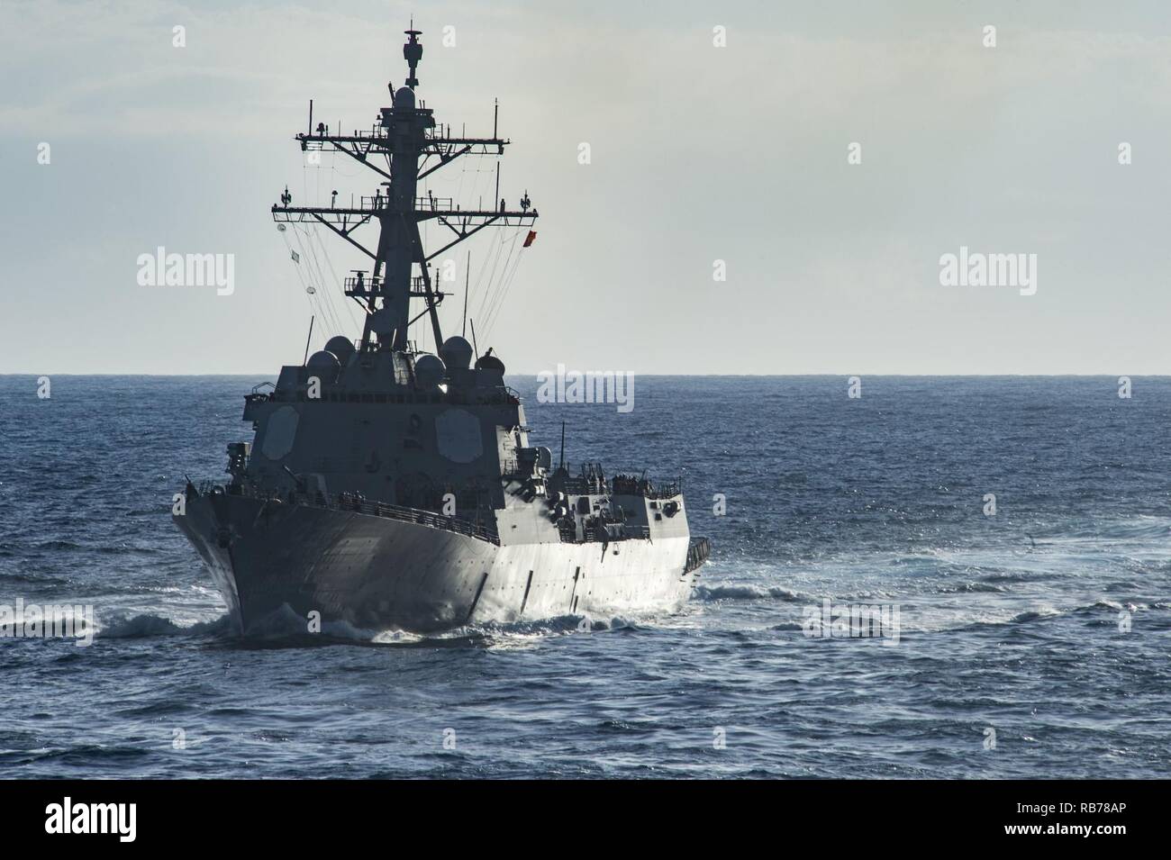 MEDITERRANEAN SEA (Dec. 14, 2016) The guided-missile destroyer USS ...