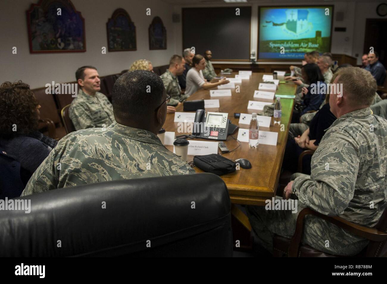 U.S. Air Force Lt. Gen. Richard Clark, 3rd Air Force and 17th ...