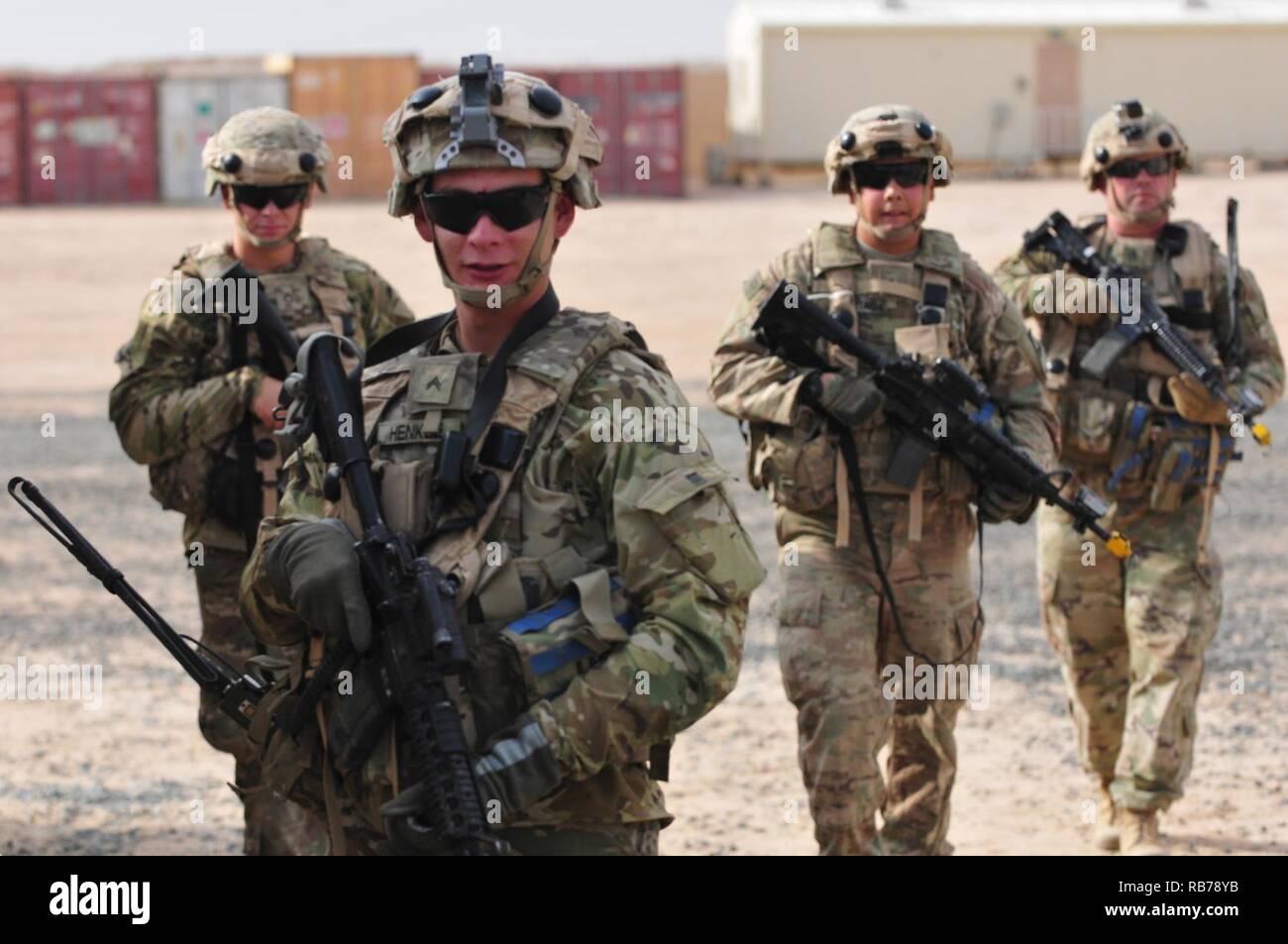 About 20 Soldiers from the 3rd Armored Brigade Combat Team, 1st Armored ...