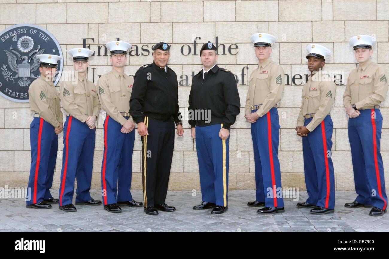 Lt. Gen. Michael Garrett, U.S. Army Central commander, and Command Sgt ...