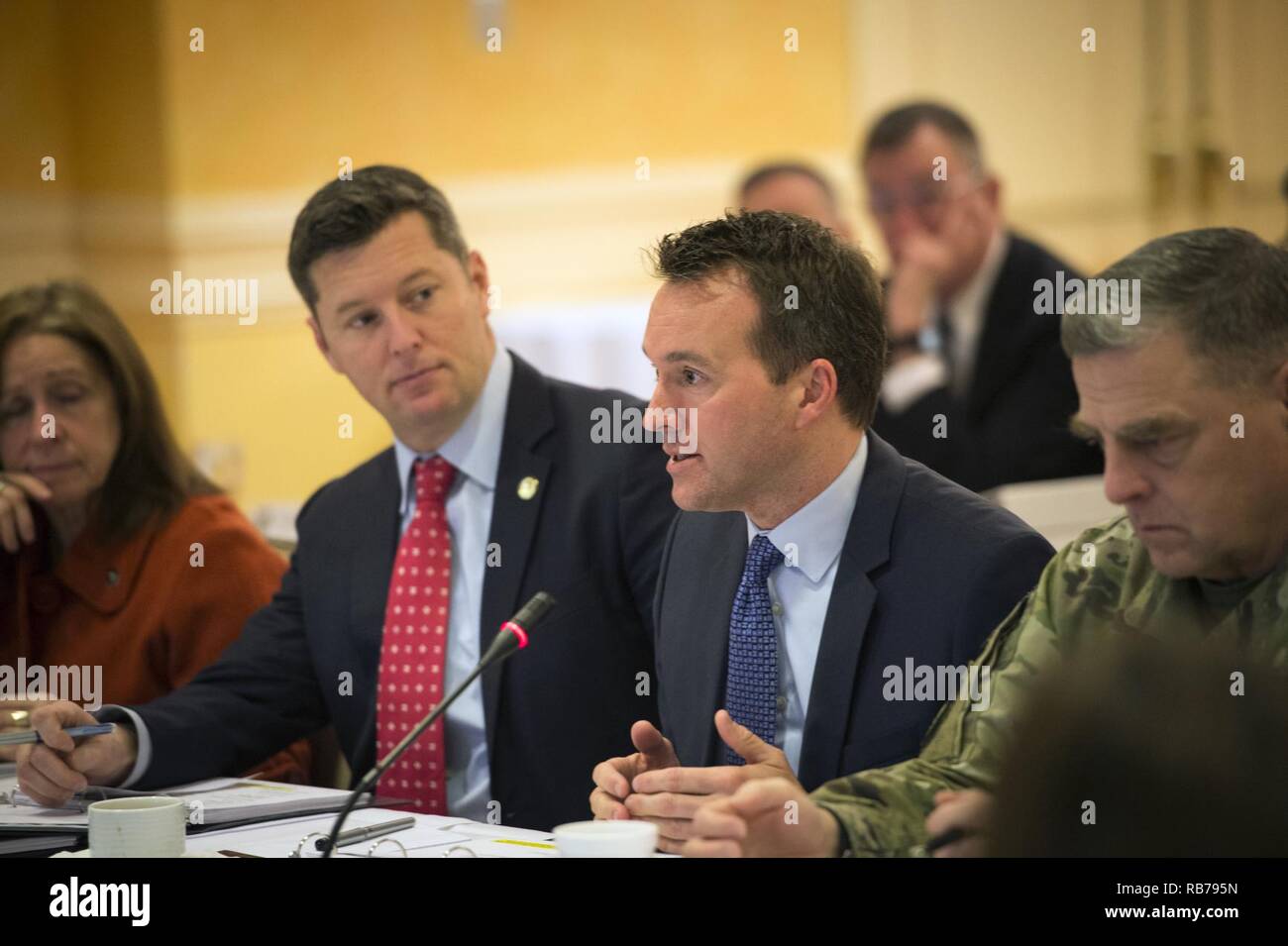 Secretary of the Army Eric Fanning delivers opening remarks during this ...