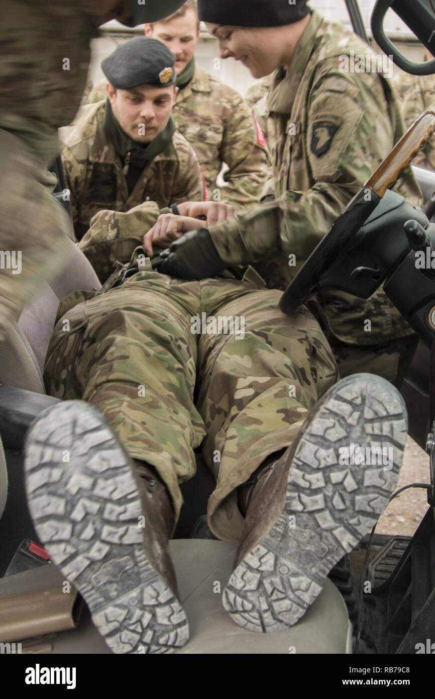 Soldiers assigned to 1st Platoon, 1st Squadron, 33rd Cavalry, 101st ...