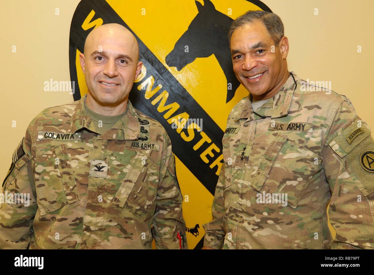 The U.S. Army Central commander, Lt. Gen. Michael Garrett, met with the ...