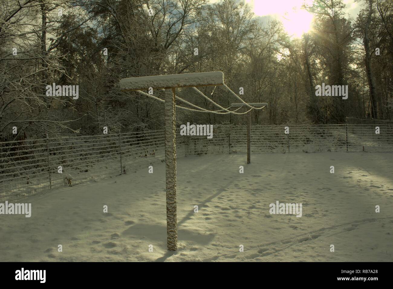 Clothesline in farm hi-res stock photography and images - Alamy