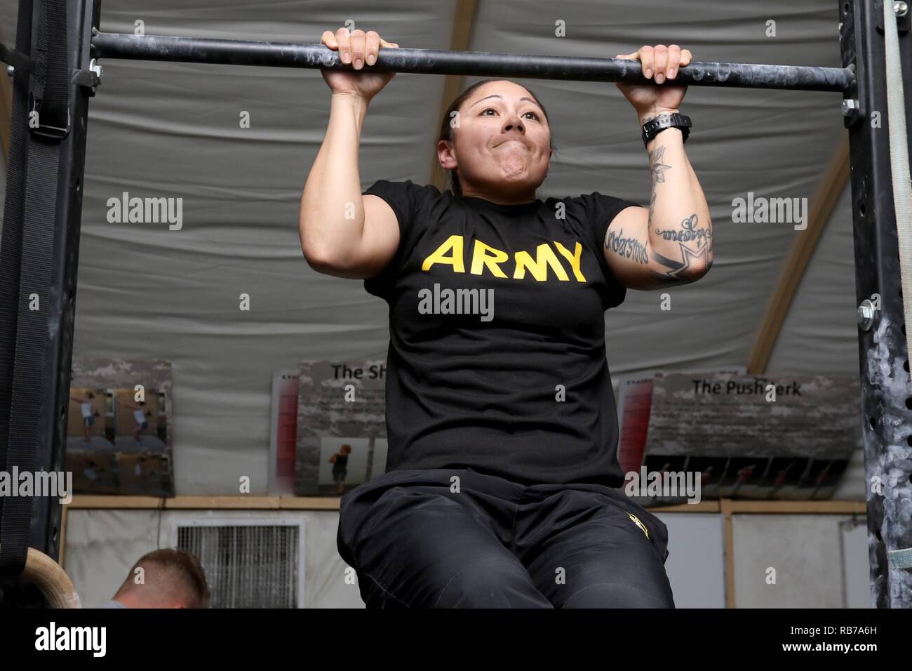 Staff Sgt. Miriam Reyes, a squad leader in Headquarters and ...