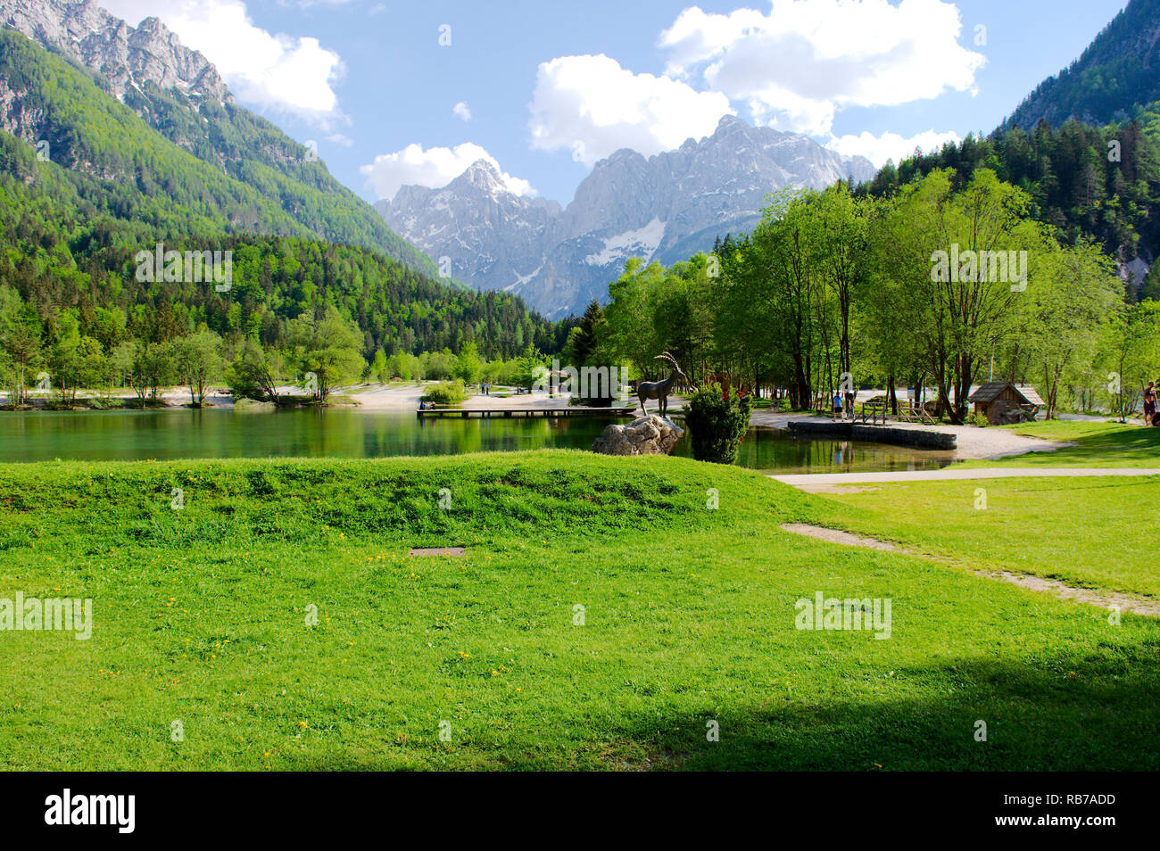 Lake Jasna in Kranjska Gora, Slovenia Stock Photo - Alamy