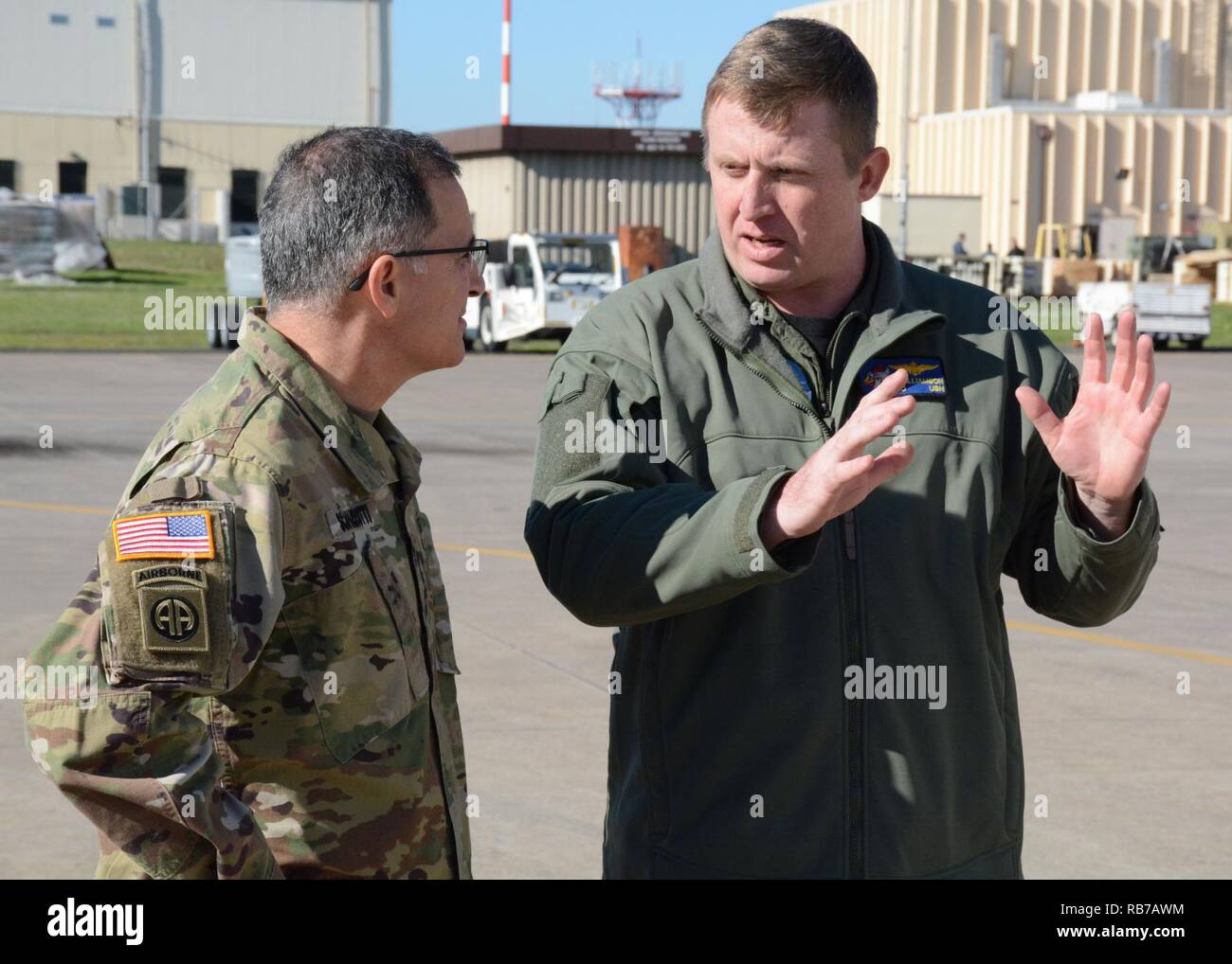 SIGONELLA, Sicily (Dec. 01, 2016) Cmdr. Jason Williamson, left ...