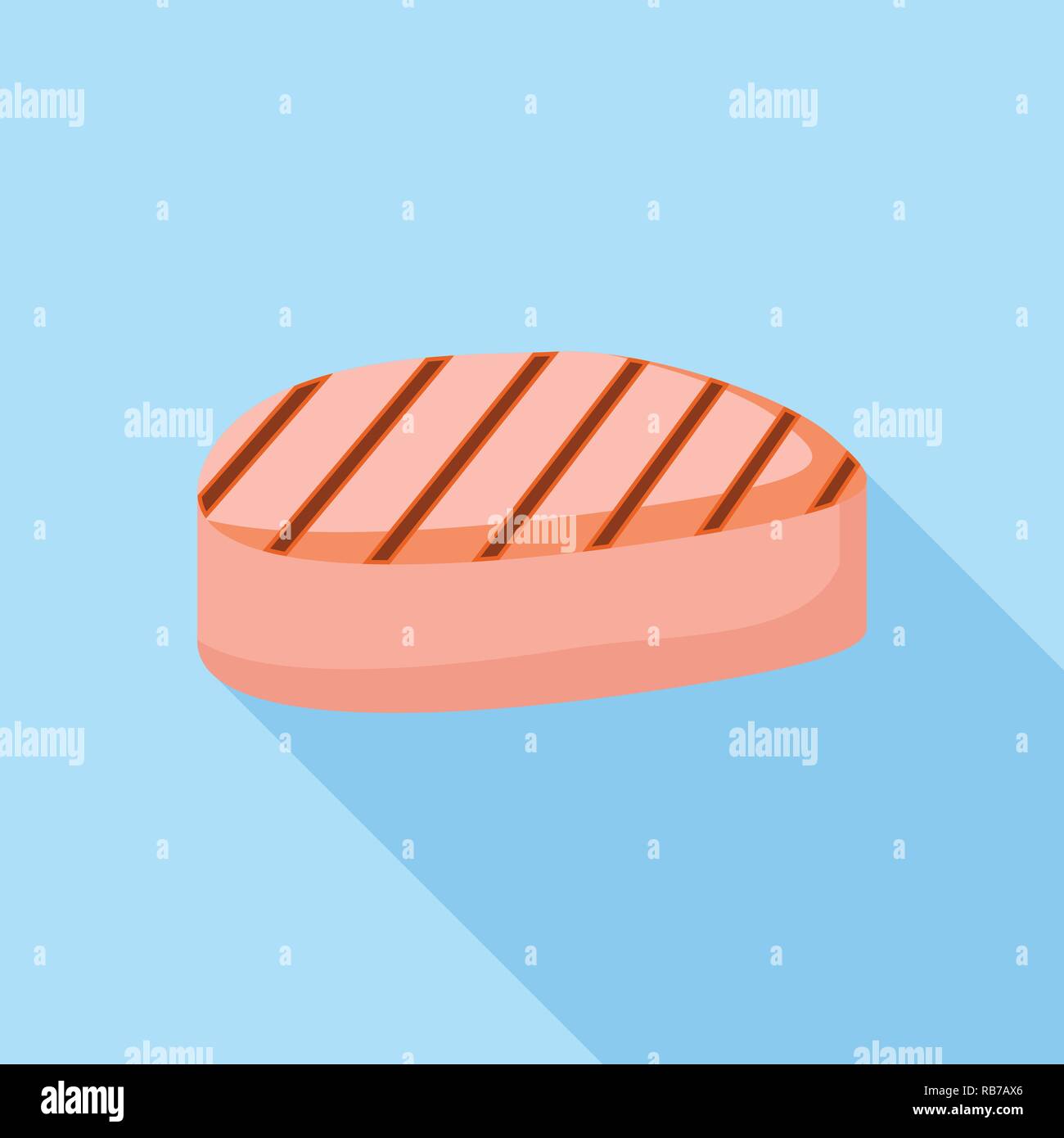 Sirloin prepared Stock Vector Images - Alamy