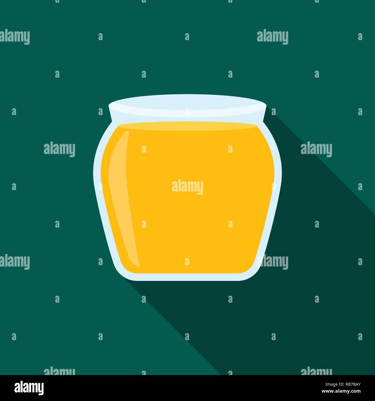 Open jar of jam Stock Vector Images - Alamy