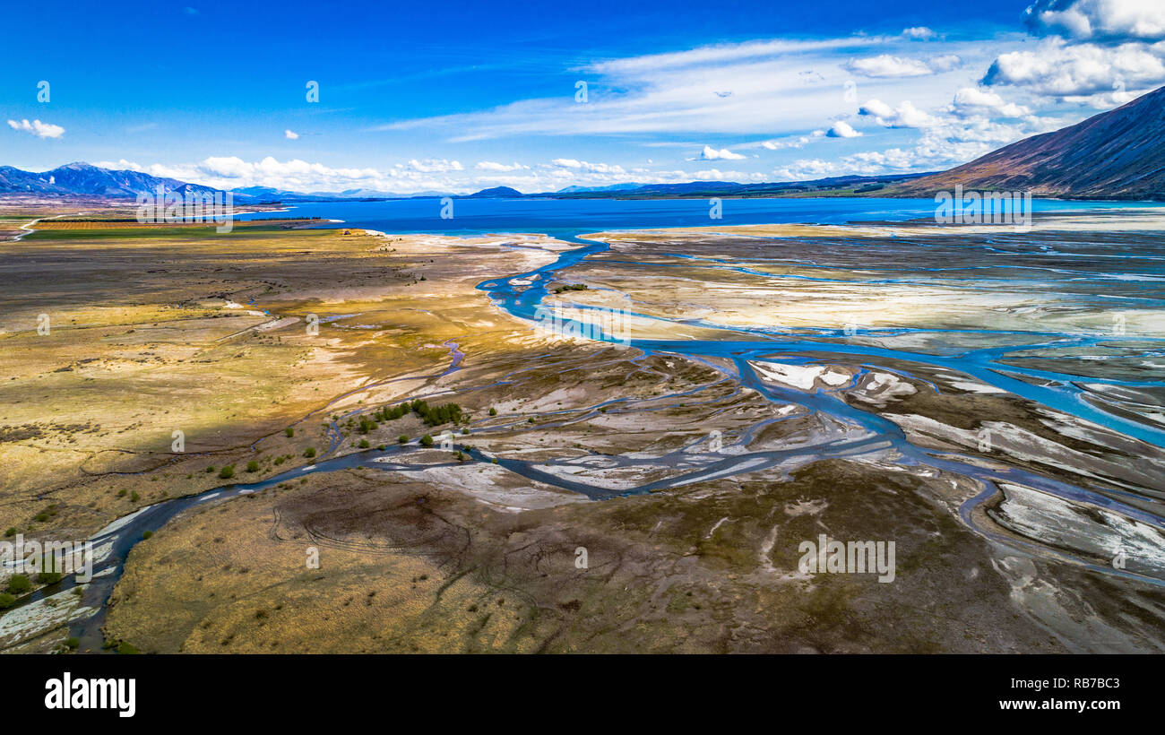 Godley River New Zealand Stock Photo - Alamy