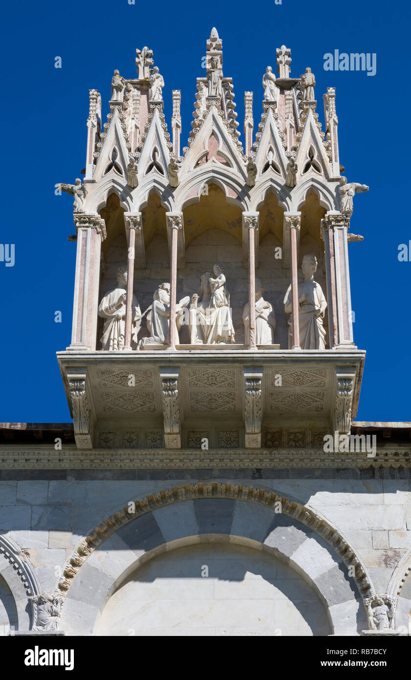 Gothic tabernacle of Camposanto, Pisa, Tuscany, Italy Stock Photo - Alamy
