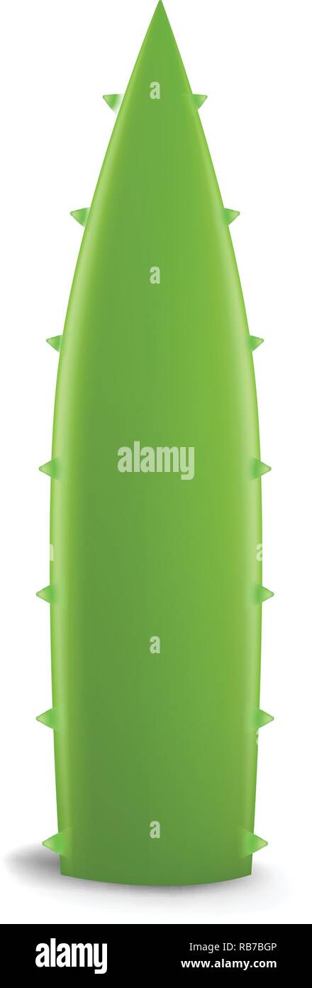 Aloe leaf icon, realistic style Stock Vector Image & Art - Alamy