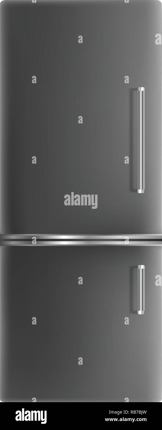 Black fridge icon, realistic style Stock Vector Image & Art - Alamy